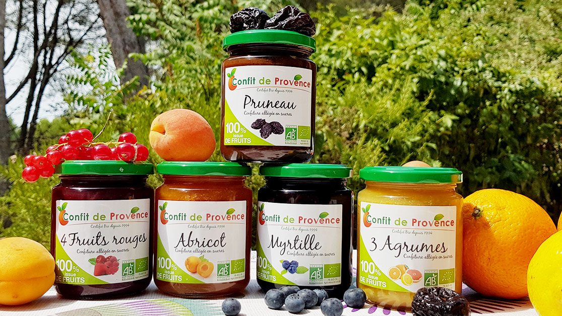 CONFIT DE PROVENCE : Confitures Diététiques, Biologiques et Provençales
