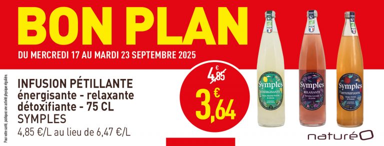 banniere web bon plan infusion4 - site - Natureo bio
